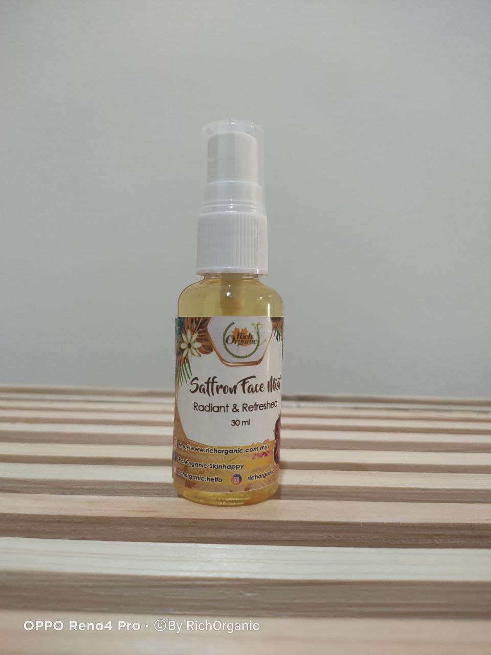 Saffron Face Mist – RichOrganic